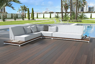 Callisto Outdoor Sofa - Modern - Patio - Miami - by Modani Furniture ...