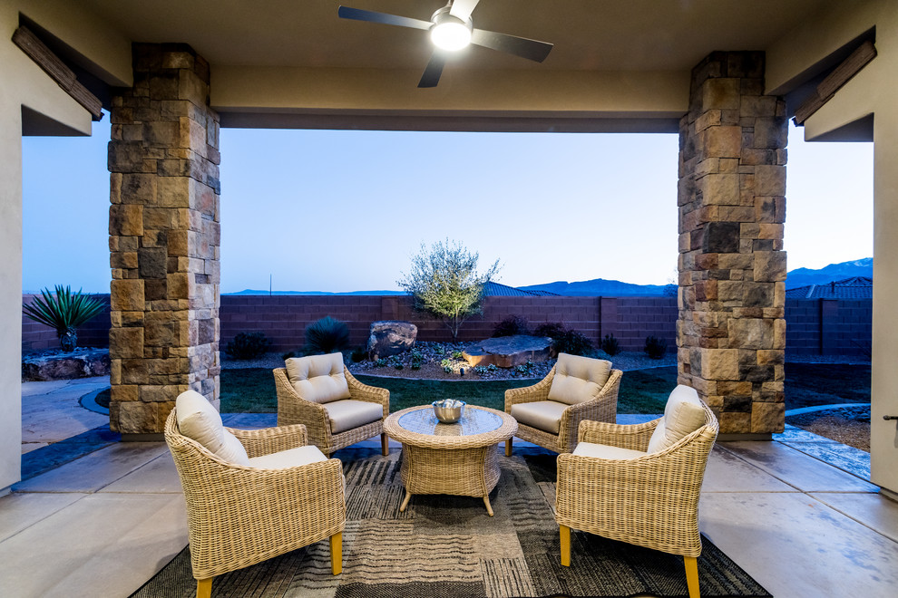 Cantera Cliffs - Contemporary - Patio - Salt Lake City - by Ence Homes ...