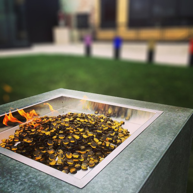 Carre Modern Fire Pit - Contemporary - Patio - Chicago - by Boulevard ...