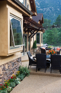 Cascade Exterior & Interior Double French-wood Gliding Paito Doors, Bay ...