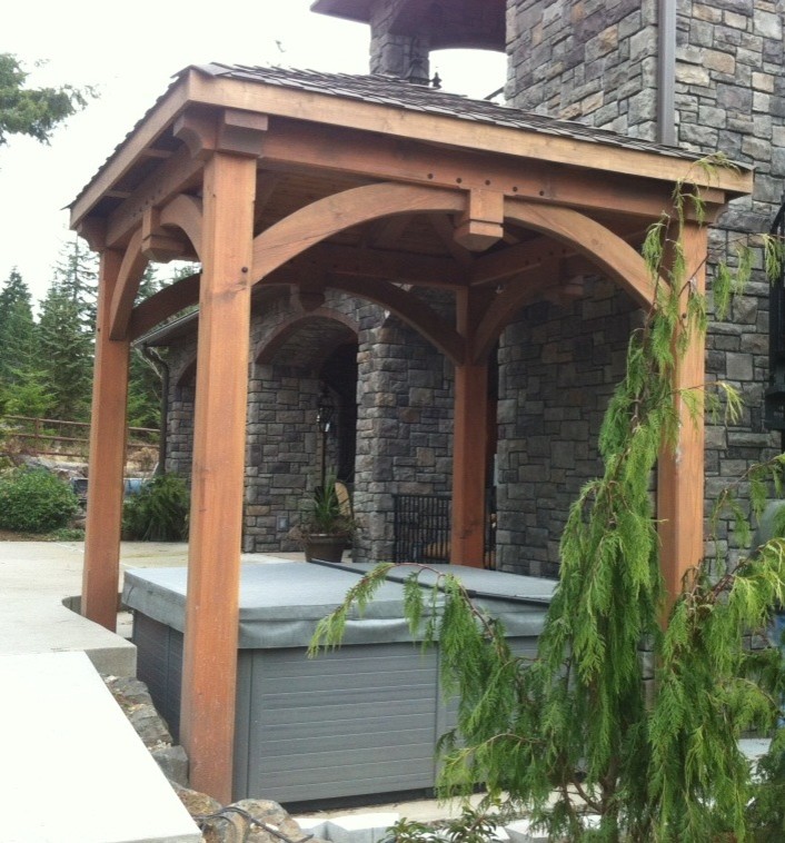 Cascade Pavilion Kit - Traditional - Patio - Portland - by Frame Work ...