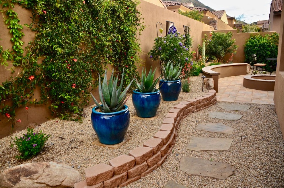 Cave Creek Backyard Oasis - Southwestern - Patio - Phoenix - by Rocket ...