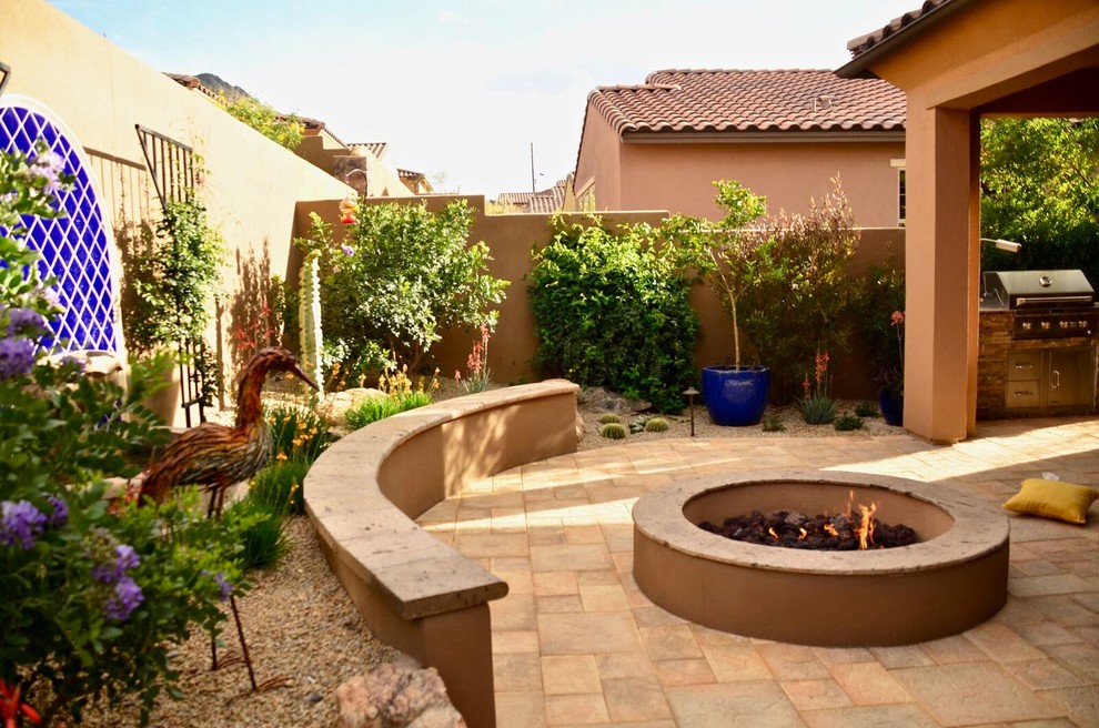 Cave Creek Backyard Oasis - Southwestern - Patio - Phoenix - by Rocket ...