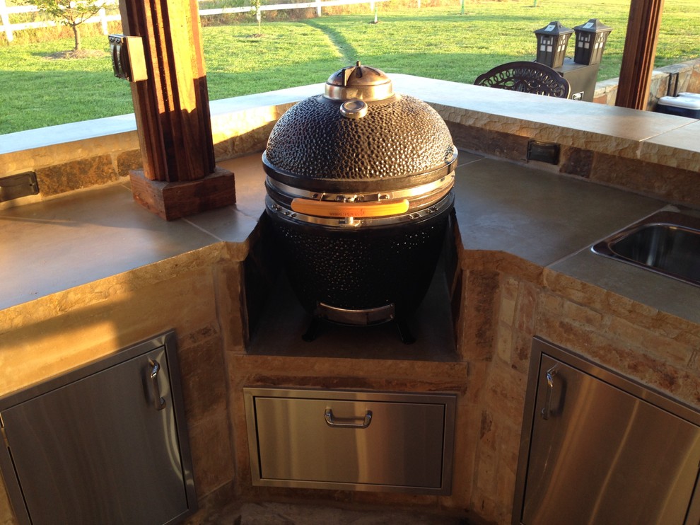 Ceramic Grill/Smoker - Craftsman - Patio - Dallas - by Urban Oasis ...