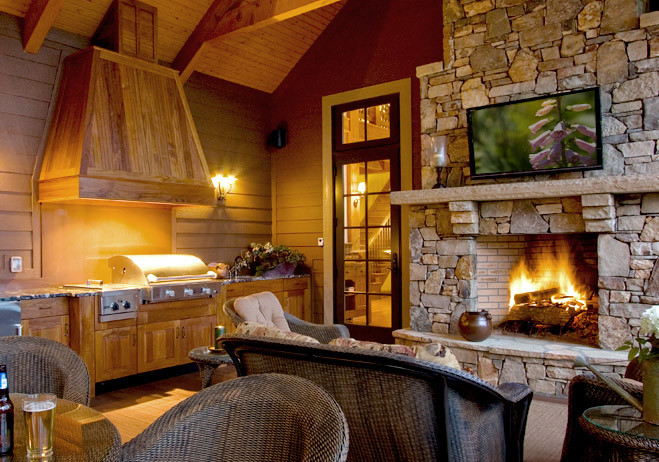 Champion Hills Cliff Perch - Traditional - Patio - Other - by Morgan ...