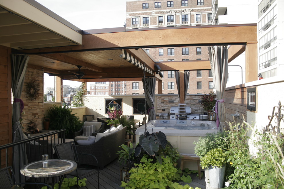 Chicago Roof Deck - Traditional - Patio - Chicago - by Daniel Tornheim ...
