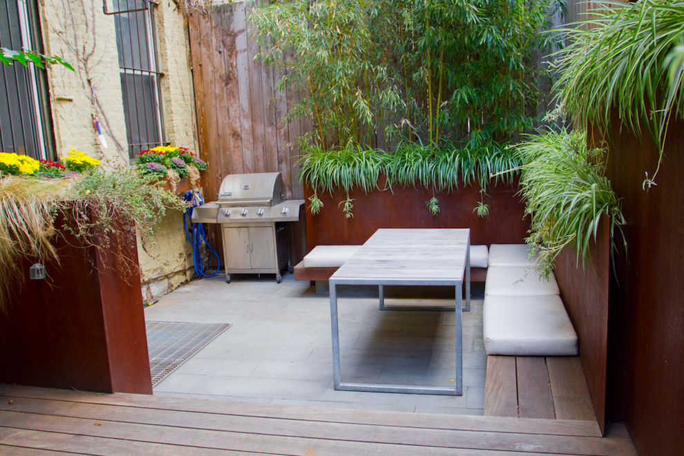 City Modern Corten Steel Project - Modern - Patio - Toronto - by Little ...