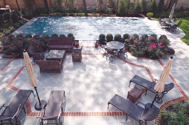 Classic Center Hall Colonial - New Build - Traditional - Patio - New ...