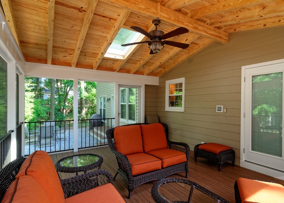 Tongue And Groove Pine Porch Ceiling | Shelly Lighting