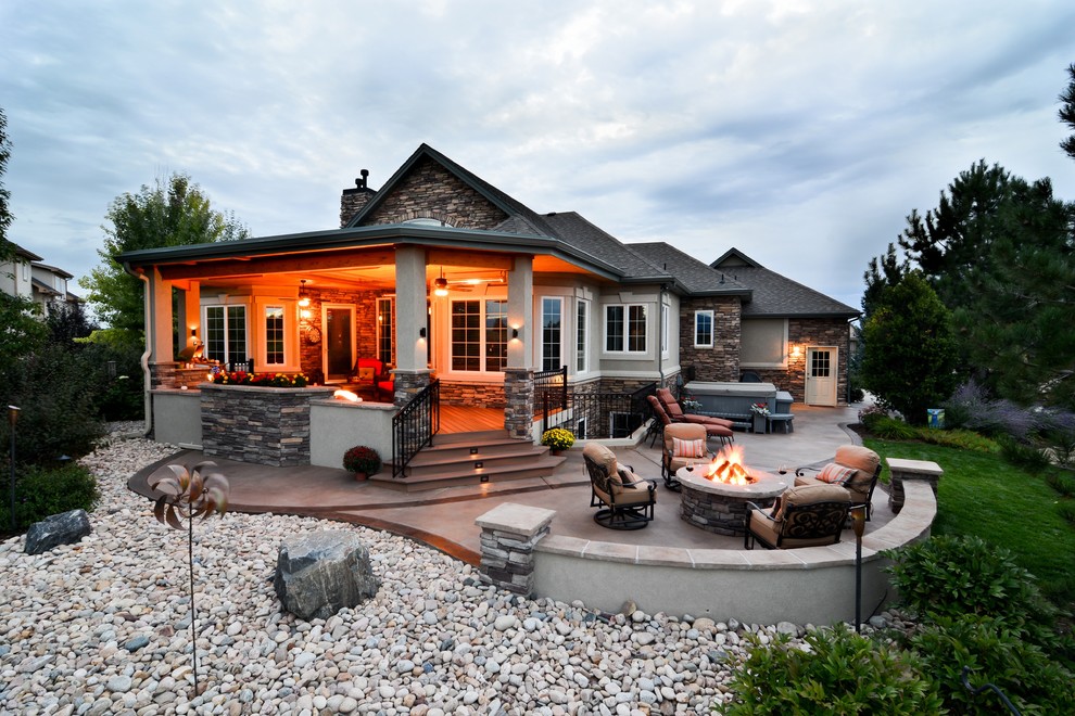 Colorado Deck & Custom Kitchen - Rustic - Patio - Denver - by Mosaic ...