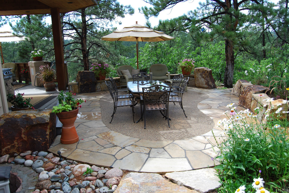 Colorado Outdoor Room Dining Patio - Traditional - Patio - Denver - by ...