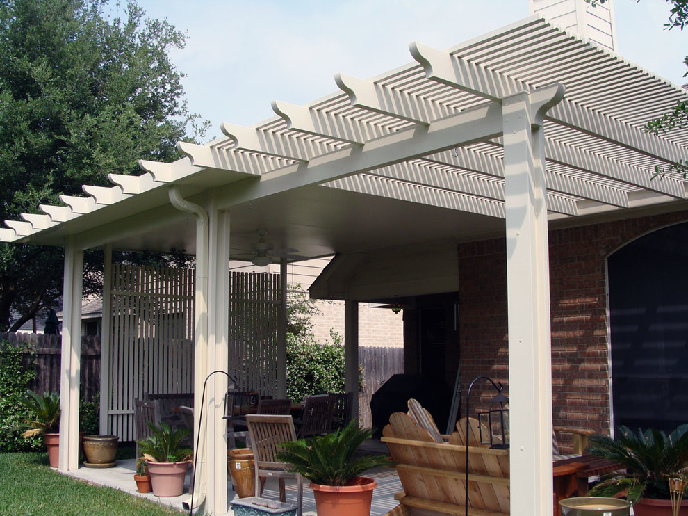 Combo Pergola Patios and Decks - Patio - Austin - by Lone Star Patio ...