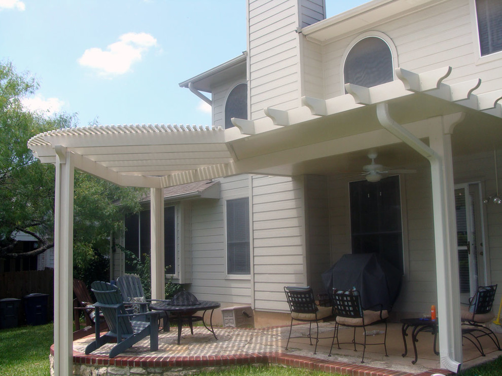 Combo Pergola Patios and Decks - Patio - Austin - by Lone Star Patio ...