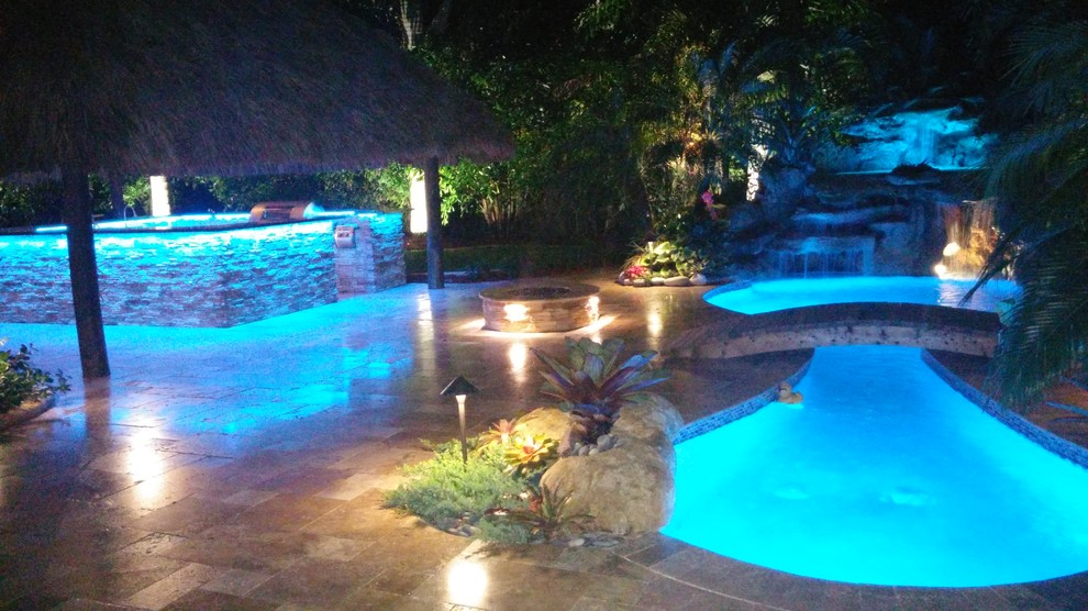 Complete Outdoor entertaining - Traditional - Pool - Miami - by The ...