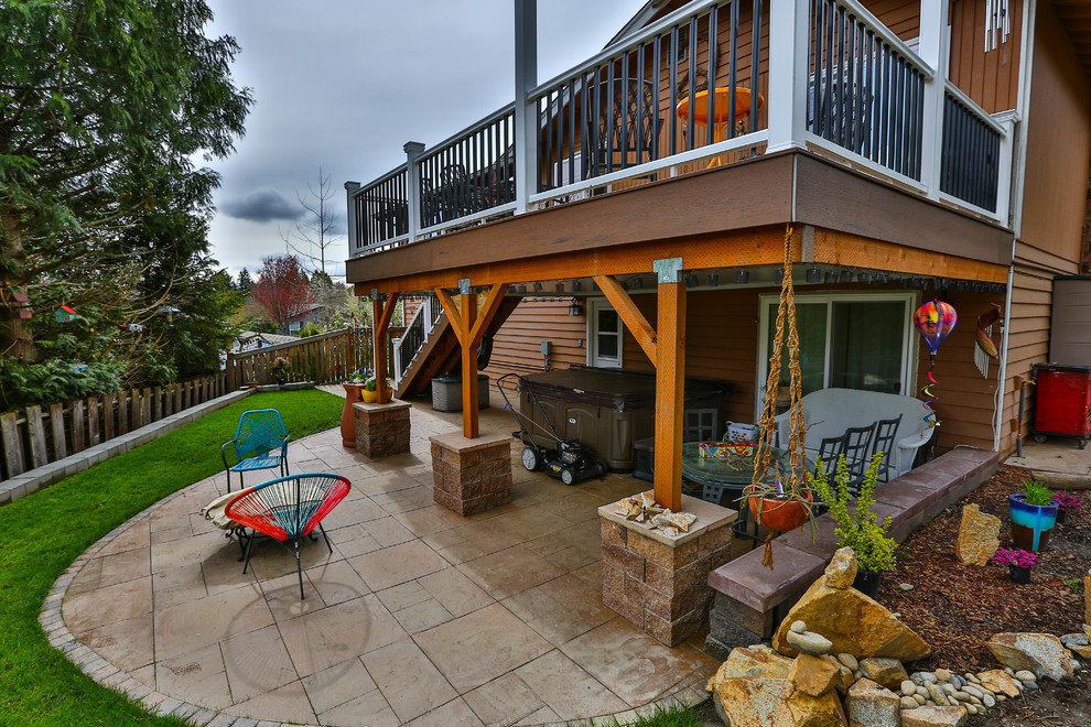 Completed Look with UnderDeck - Transitional - Patio - Seattle - by ...