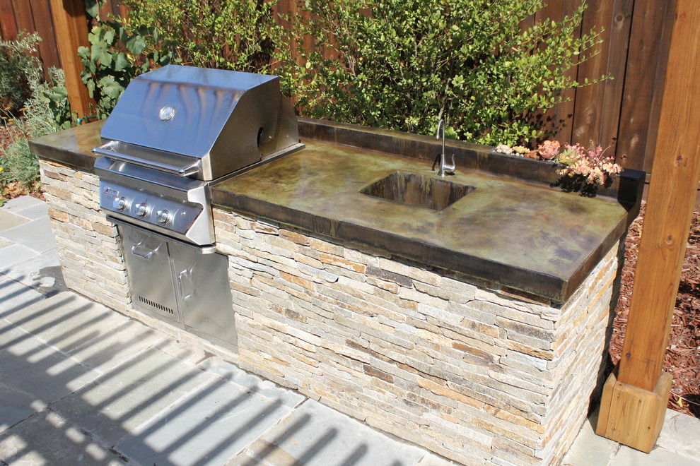 Concrete BBQ Surround - Modern - Patio - San Francisco - by User | Houzz