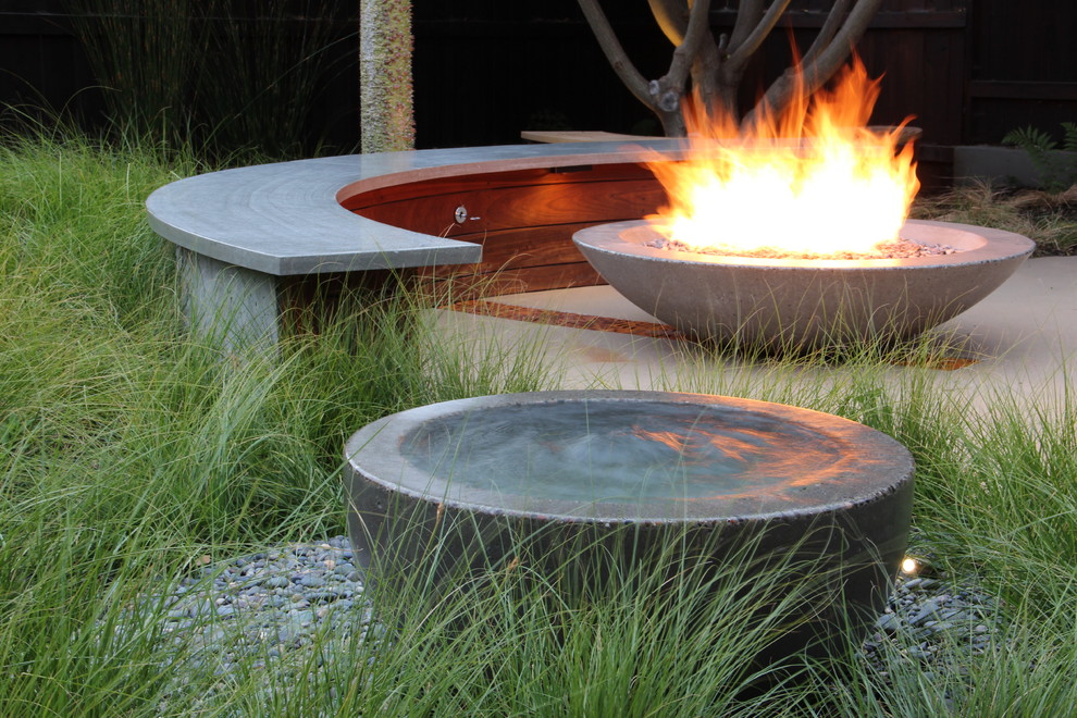 Concrete Gas Fire Pits - Craftsman - Patio - San Luis Obispo - by Wells ...