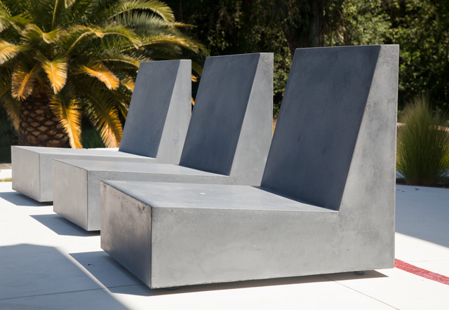 Concrete Rolling Chair - Modern - Patio - San Francisco - by WA Design ...