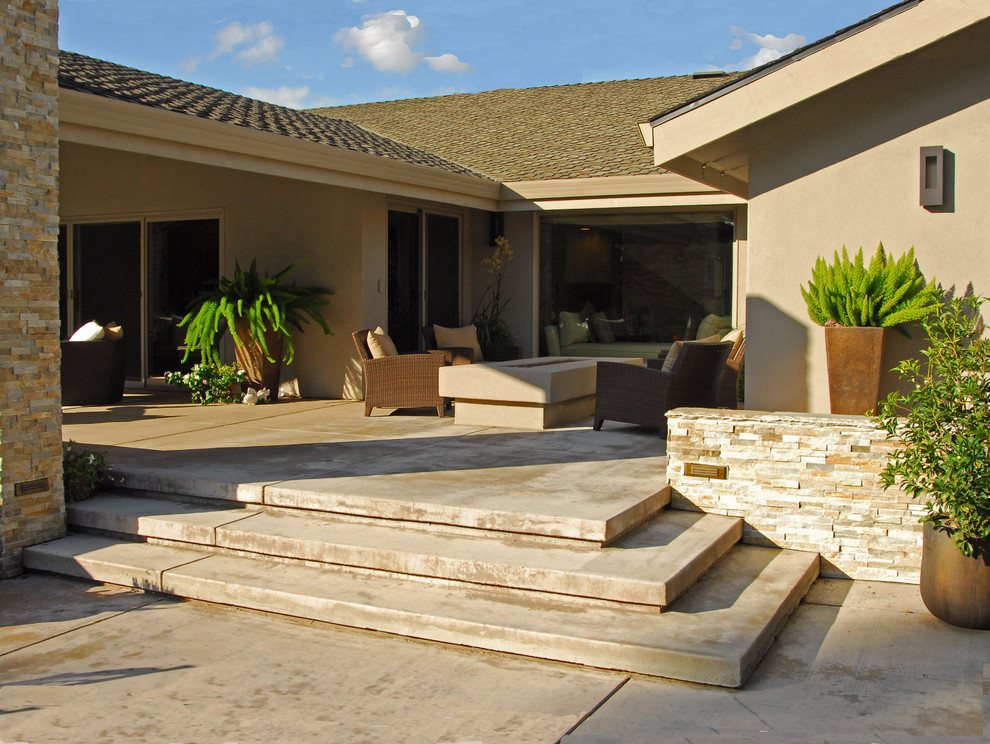 Contemporary Backyard Makeover - Contemporary - Patio - Other - by ...