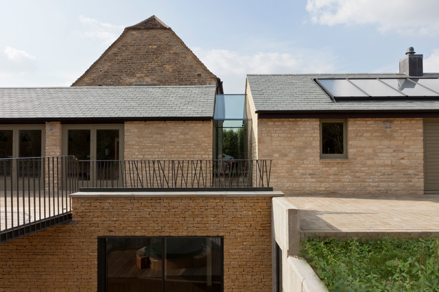 Contemporary barn conversion - Contemporary - Patio - London - by ...