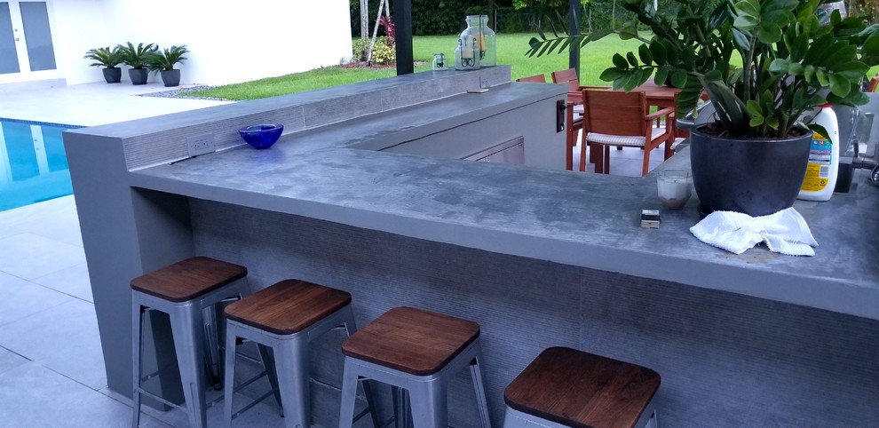 Contemporary Full Patio Remodel - Contemporary - Patio - Miami - by ...