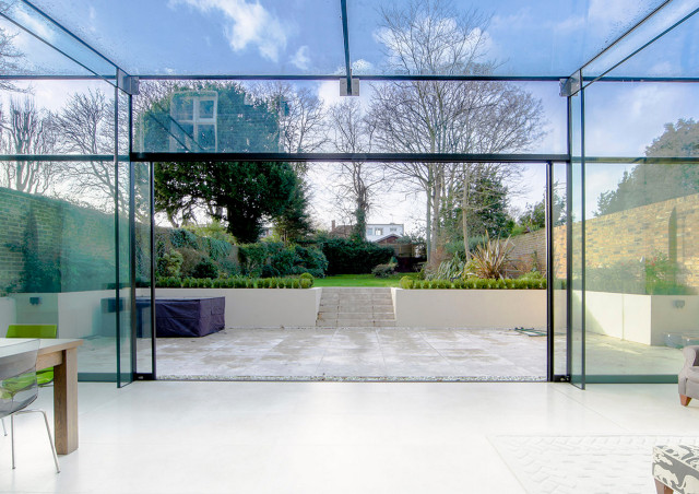Contemporary Glass Box Extension - Contemporary - Patio - London - by ...