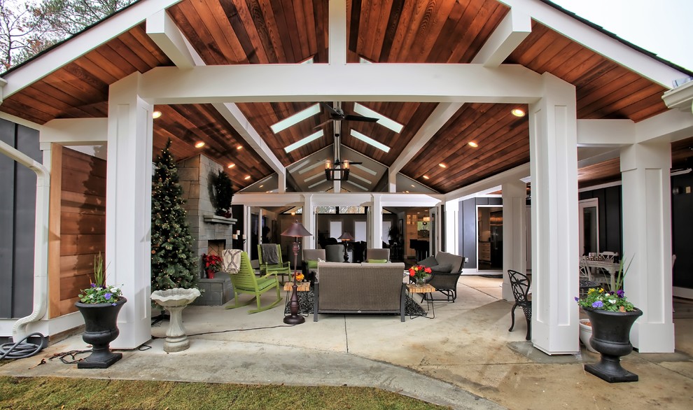 Contemporary Porch & Patio Renovation - Modern - Patio - Atlanta - by ...