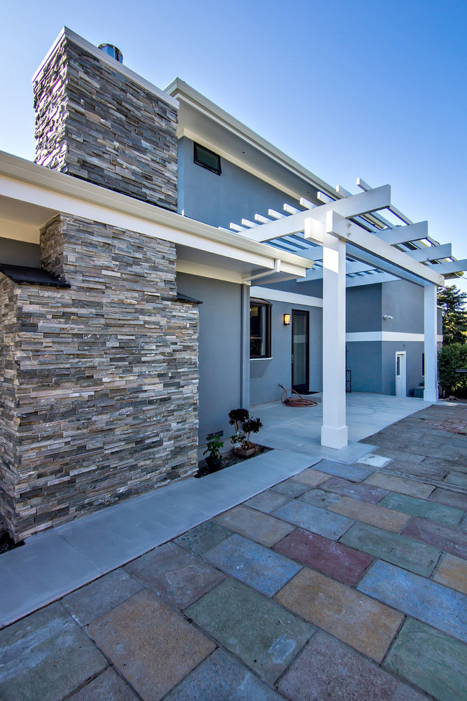 Contemporary Prairie Style Addition + Remodel - Contemporary - Patio ...