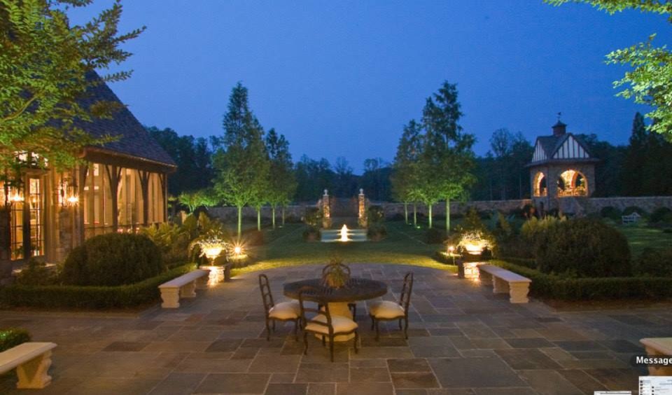 Country Estate - Patio - Atlanta - by Douglas Oliver Landscape Lighting ...