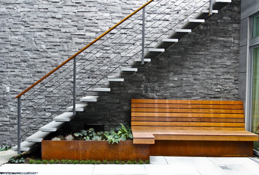 Courtyard Park Slope - Contemporary - Staircase - New York - by Sasha ...