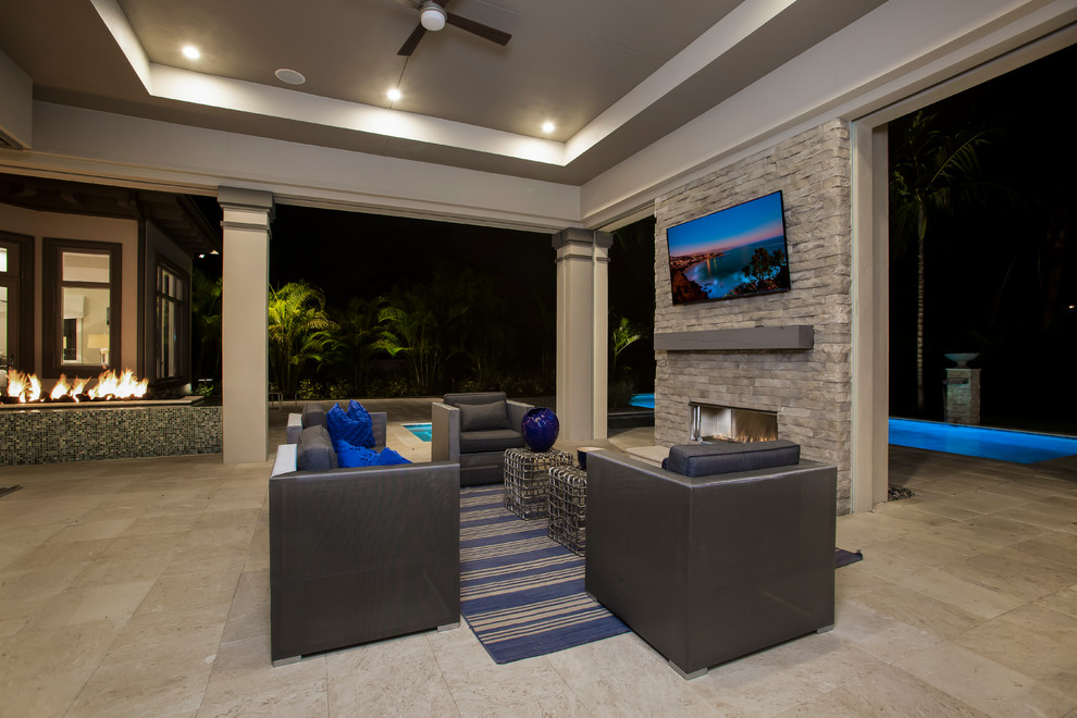 Covered Lanai - Contemporary - Patio - Tampa - by JMDG Architecture ...