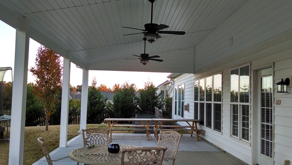 Covered Patio - Traditional - Patio - Charlotte - by EF Builders and ...