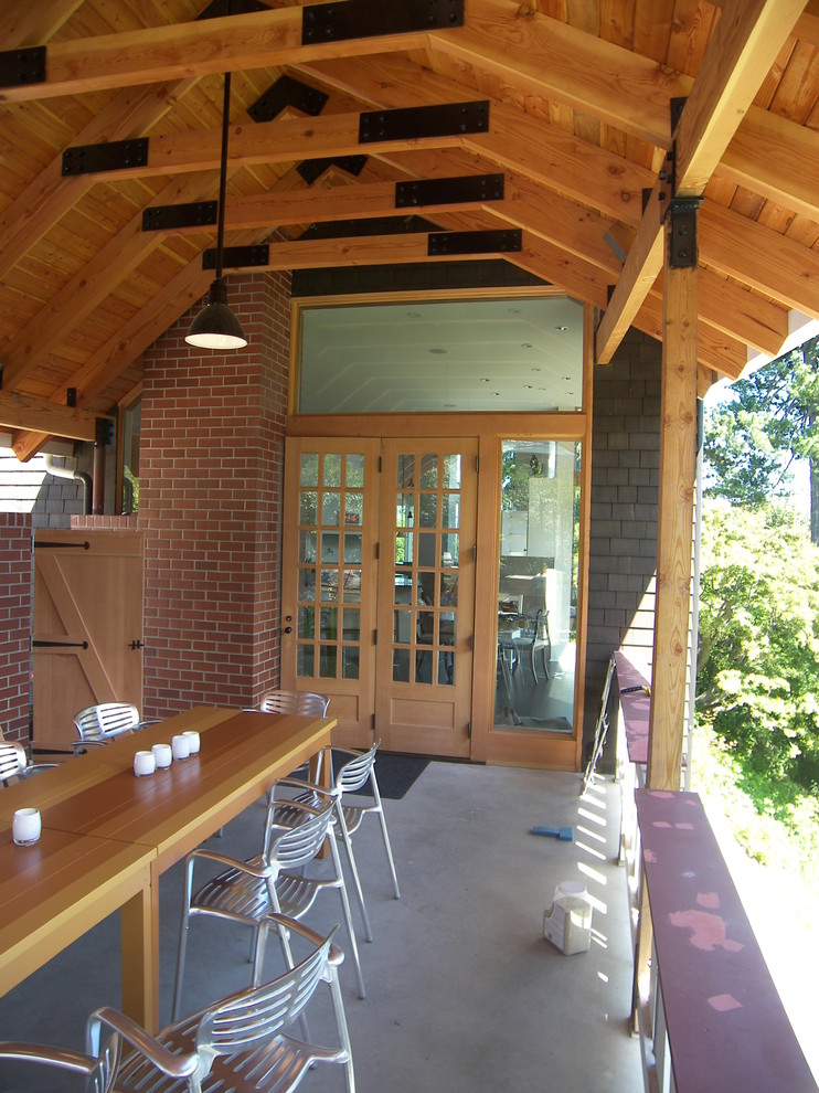 Covered Patio Entry - Contemporary - Patio - Seattle - by Great ...