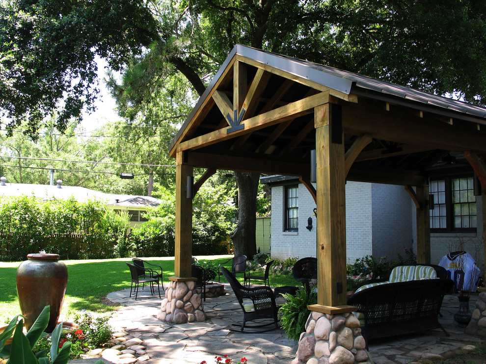 Craftsman Style Exterior Living Area - Craftsman - Patio - New Orleans ...