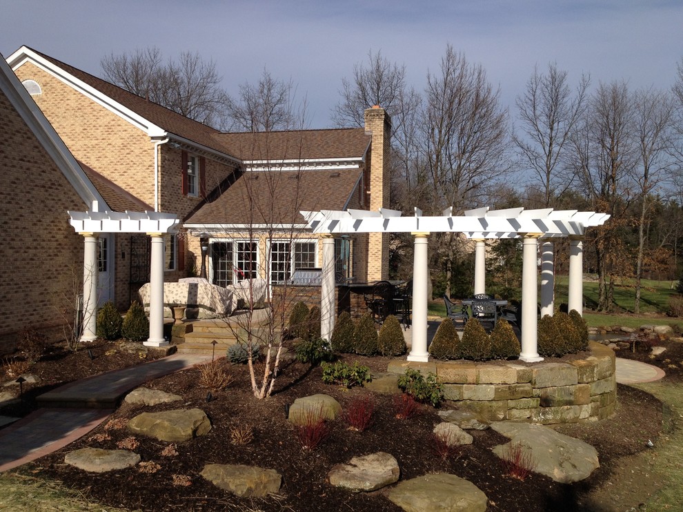 Curved Arbor - Mediterranean - Patio - Cleveland - by Woodland Deck ...