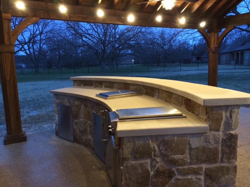 Curved Bar - Rustic - Patio - Dallas - by Urban Oasis Outdoor Living ...