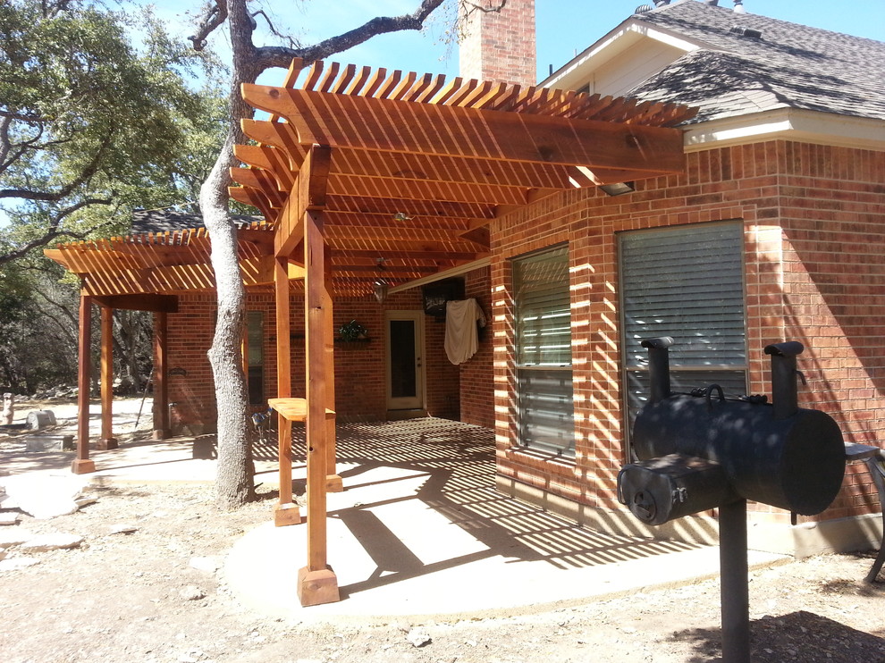 Custom Built Pergola - Traditional - Patio - Austin - by Timeless ...
