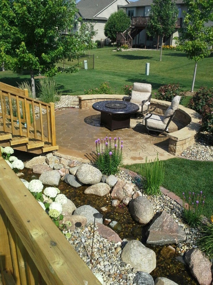 Custom Fire Features - Traditional - Patio - Other - by Oakridge ...
