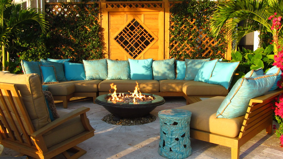 Custom Fireplaces - Tropical - Patio - Miami - by Hot Concepts ...