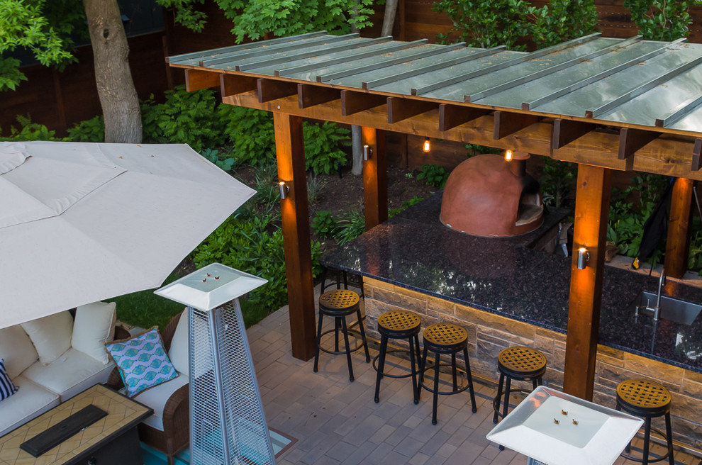 Custom-made Stainless Steel Roof - Contemporary - Patio - Toronto - by ...