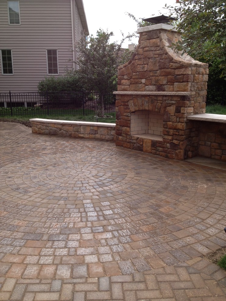 Custom Masonry Work for Fireplaces - Traditional - Patio - Chicago - by ...
