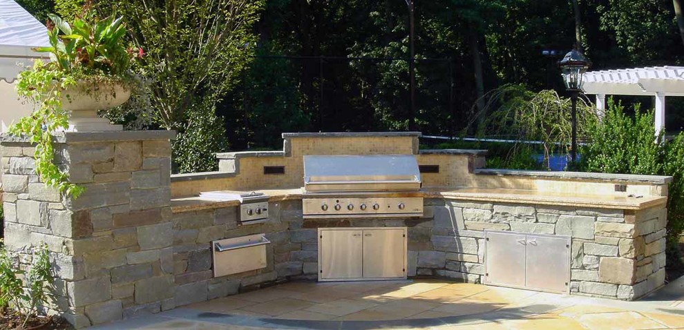 Custom Outdoor Bar & BBQ Grill Design & Installation Bergen County NJ ...
