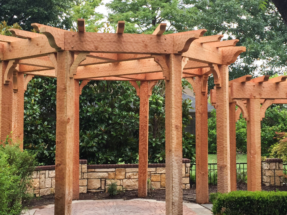 Custom Outdoor Timber Trusses & Beams - Craftsman - Patio - Dallas - by ...