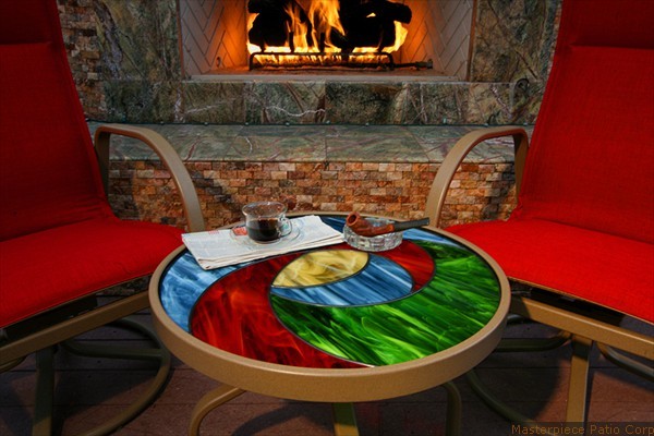 custom stained glass patio furniture - Eclectic - Patio - San Diego | Houzz