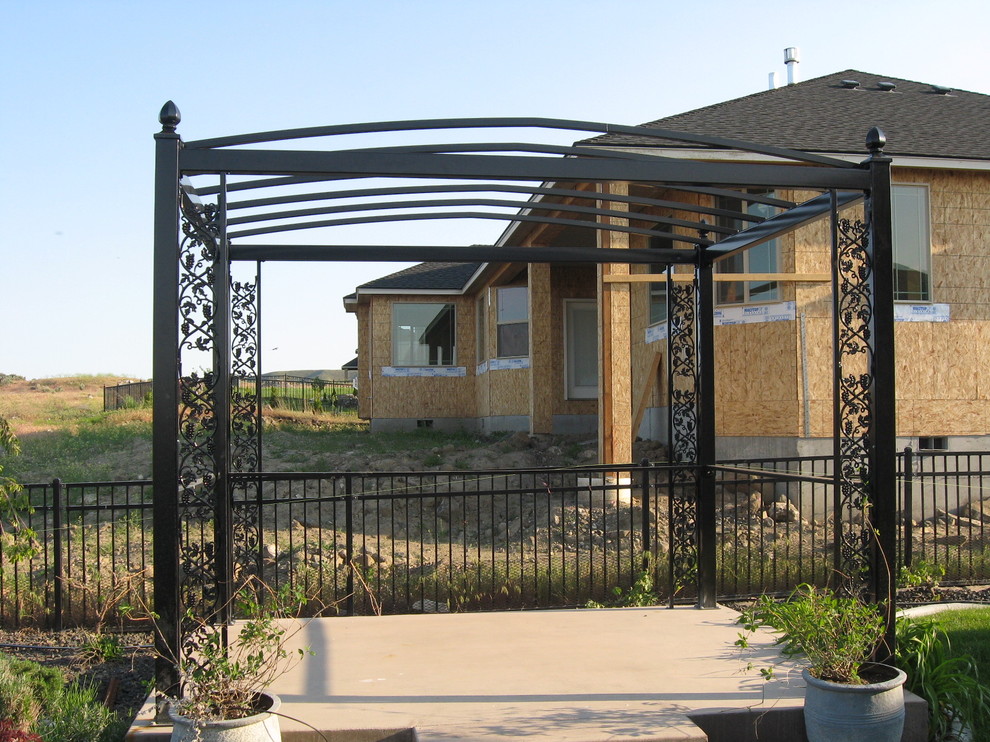 Custom Steel Pergola - Patio - Seattle - by IRONESQUE INC. | Houzz
