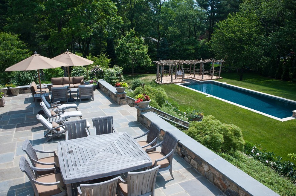 Darien Shingle Style Residence - Patio - New York - by Thompson Raissis ...
