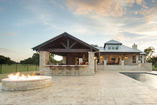 David Lewis Builder Exterior - Traditional - Patio - Dallas - by David ...