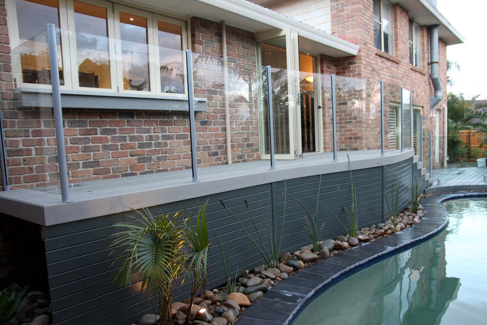 Deck & Pool surround Baulkham Hills Sydney Australia - Contemporary ...