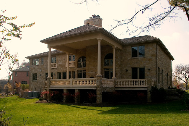 Deck Columns and Balustrade - Traditional - Patio - Chicago - by Porch ...