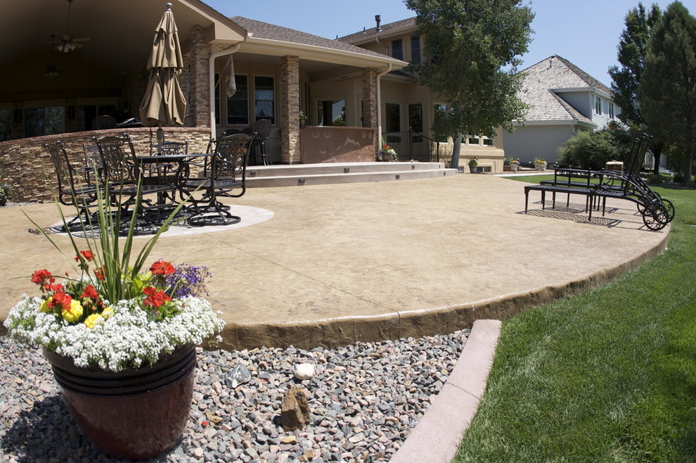 Decorative Concrete Patios - Classique Chic - Terrasse et Patio ...